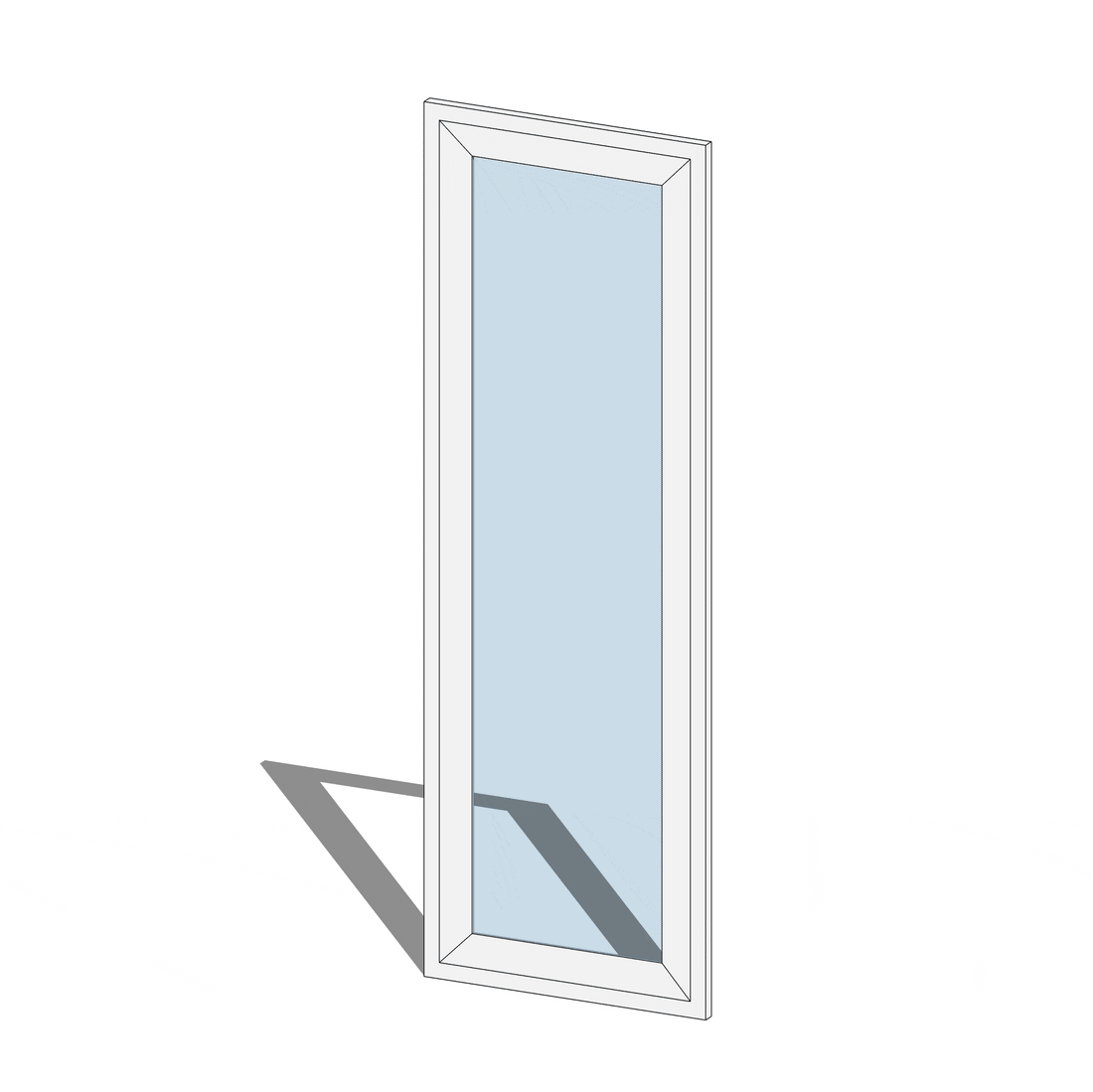 Multi Horizontal Chamfered Glazed Panel – BIMcraftHQ