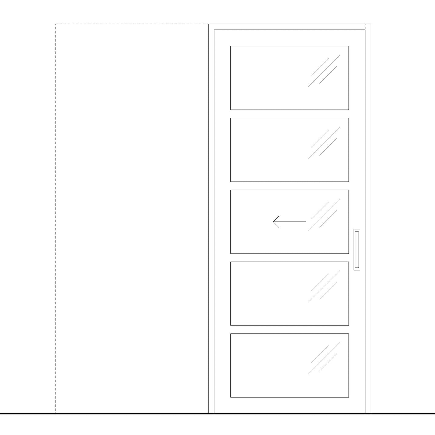 Single Sliding Door – BIMcraftHQ