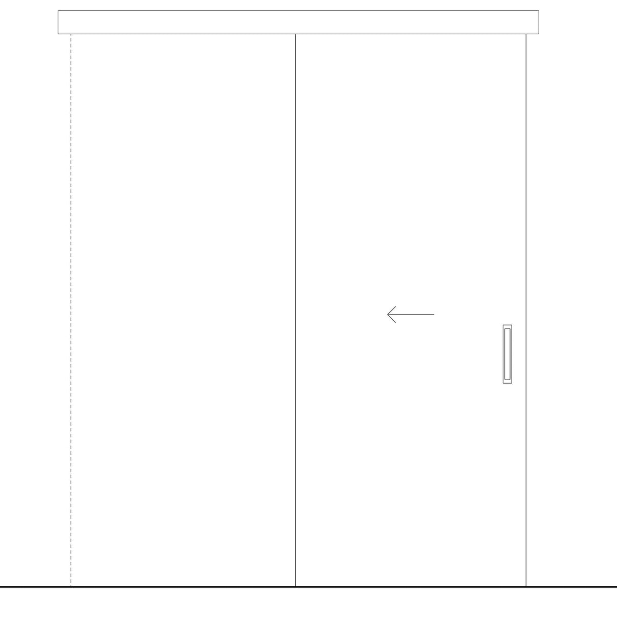 Single Sliding Door – BIMcraftHQ