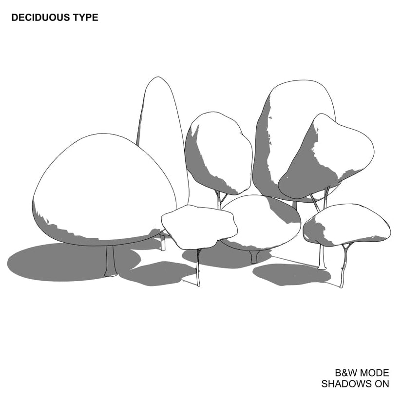 Deciduous Tree Pack – BIMcraftHQ