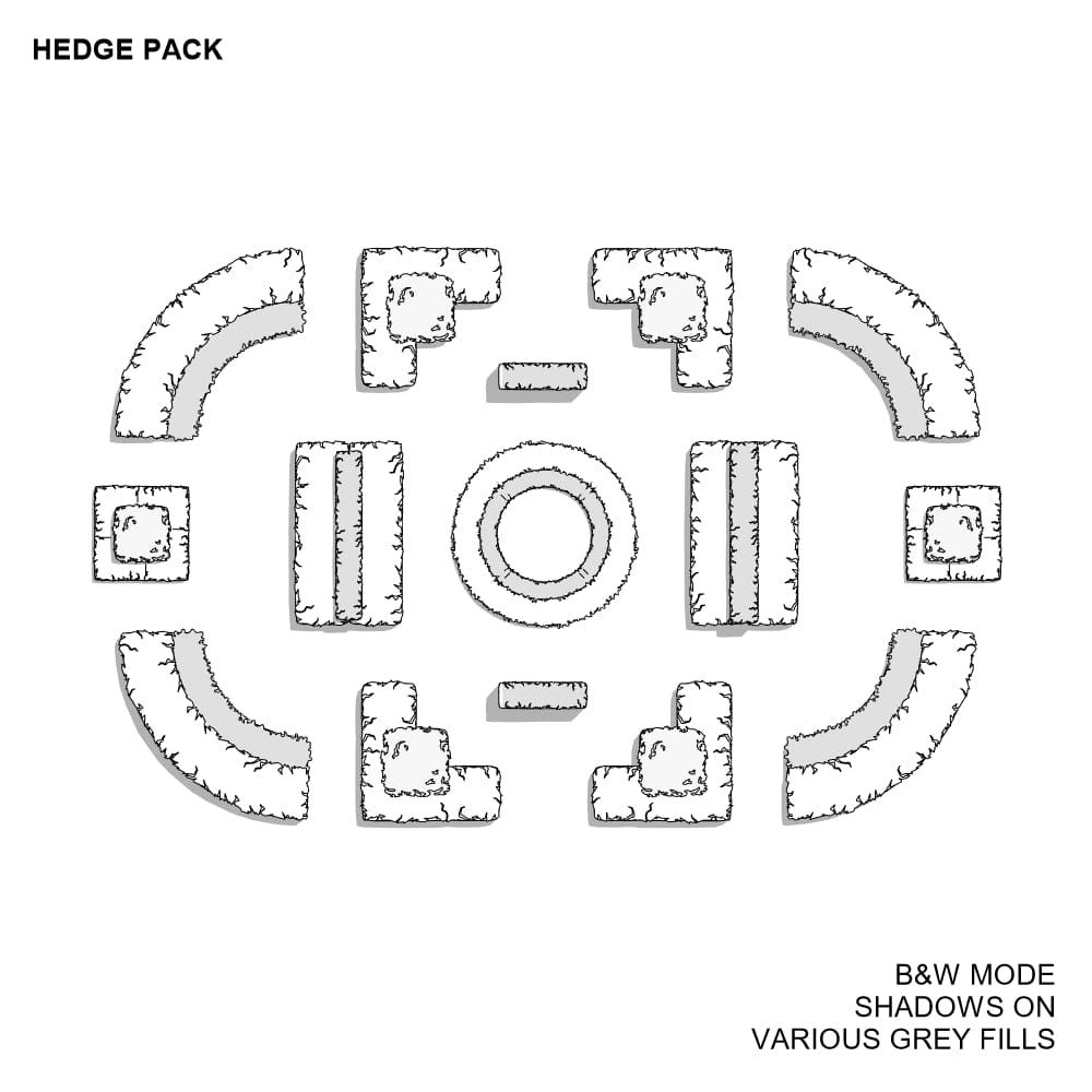 Hedge Shrub Pack – BIMcraftHQ