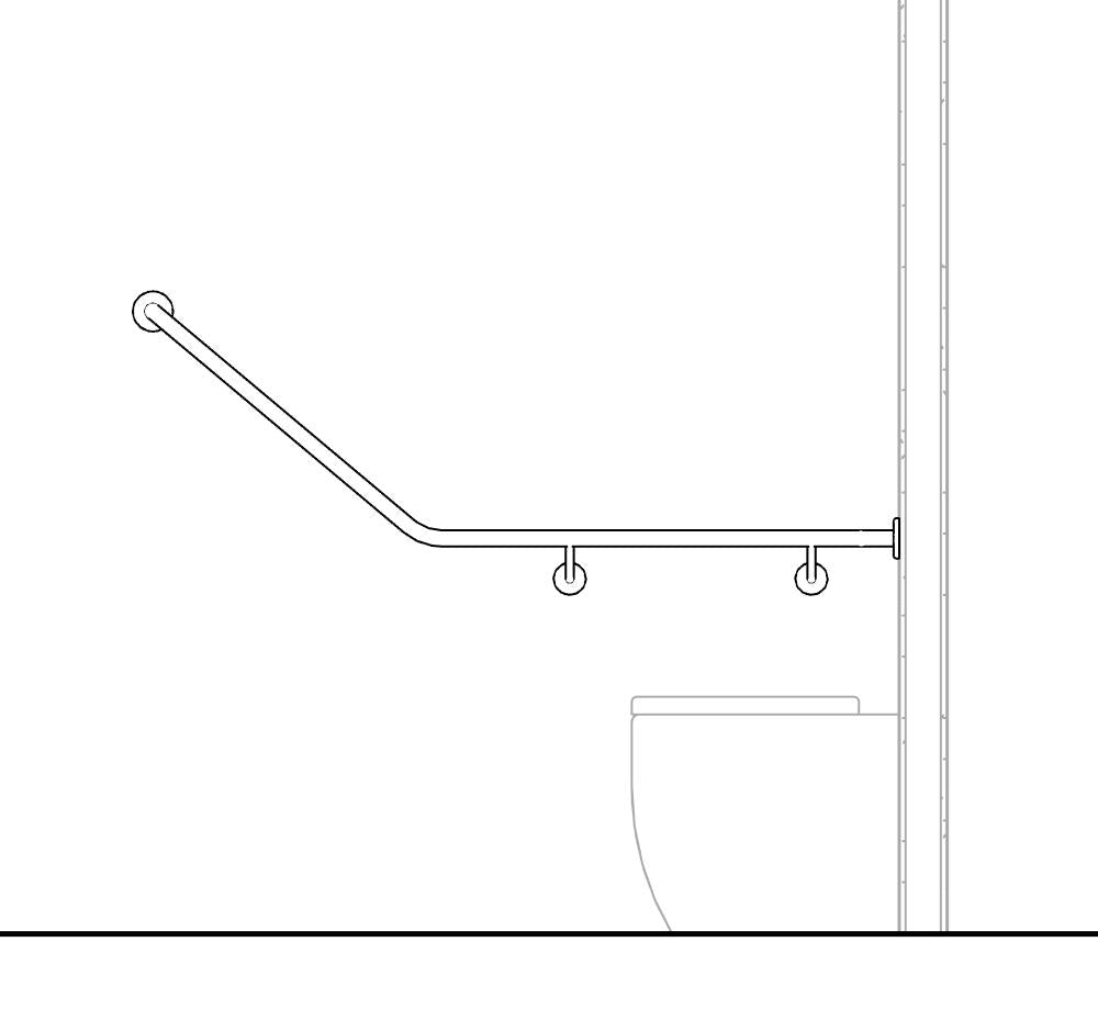 Angled Grab Rail with Return – BIMcraftHQ